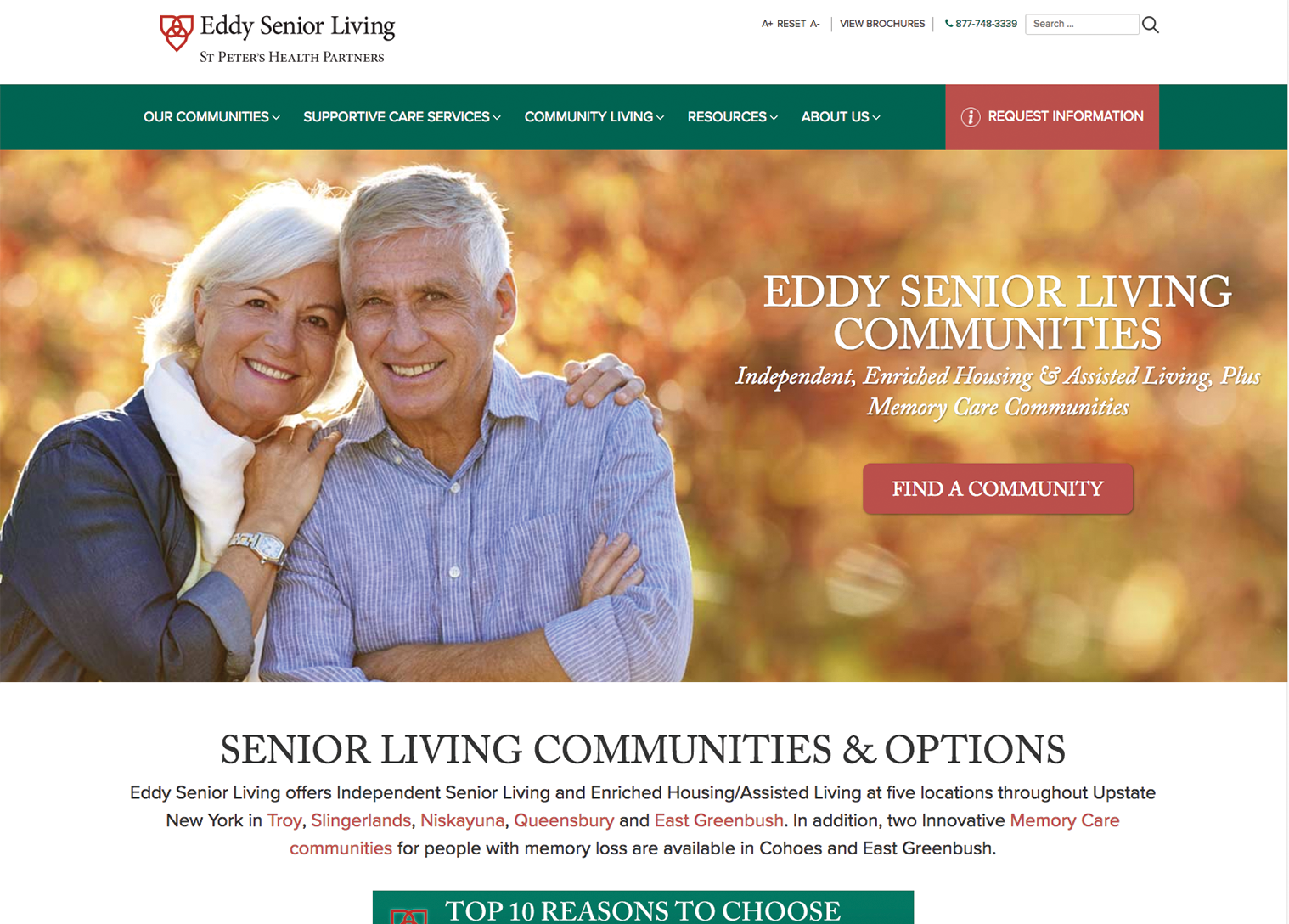 Mannix Marketing Wins Award For Designing Website For Eddy Senior ...